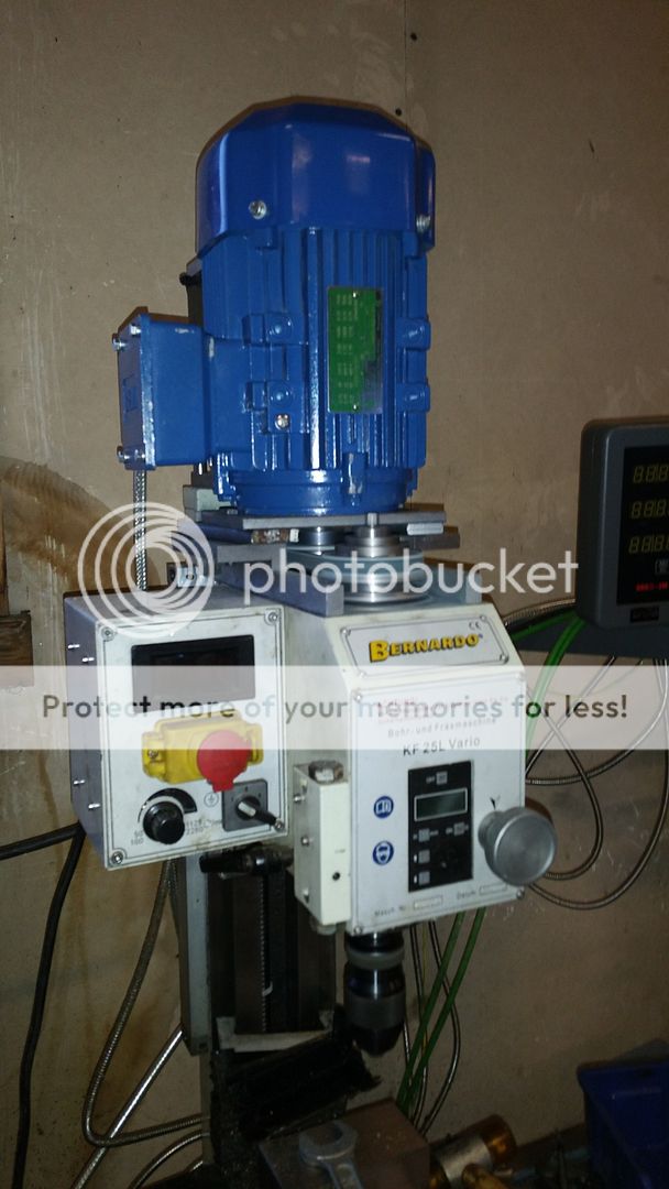 Bernardo KF25L 3phase conversion. (G0704 type) | Home Model Engine ...