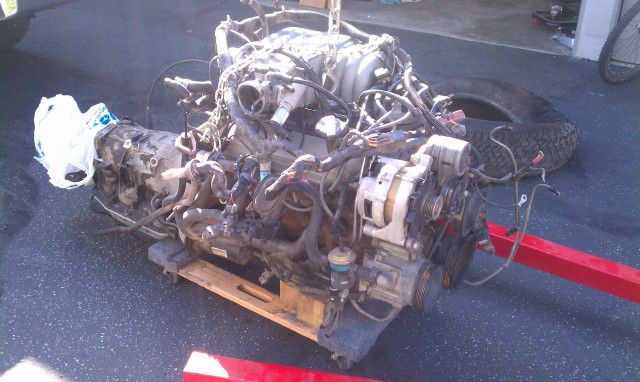 Engine swap - '92 Mustang 5.0HO/AOD into '66 F100 - Ford Truck ...