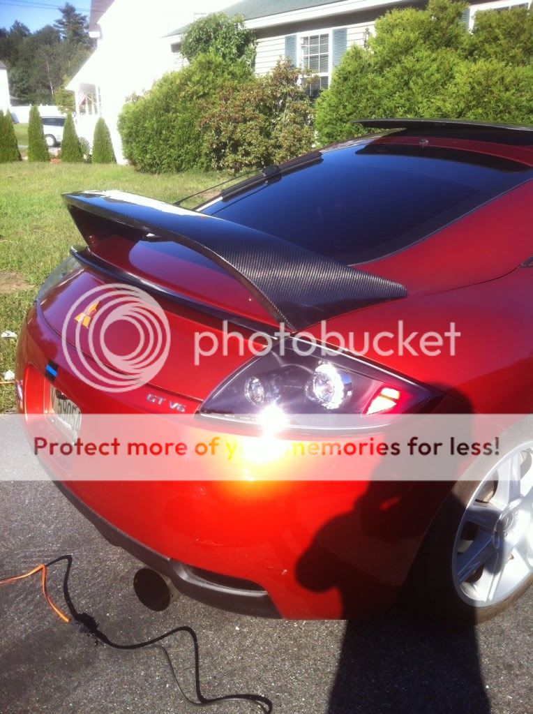 Installed my GSX spoiler | Mitsubishi Eclipse 4G Forums
