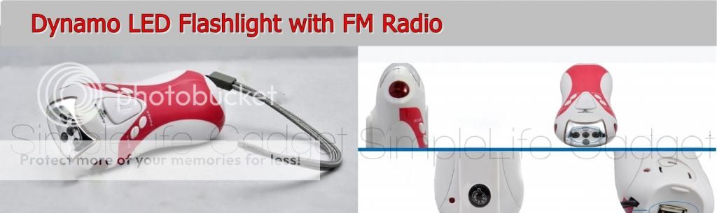 [WTS] Dynamo Power Bank & LED Flashlight